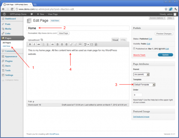 How To Create A Custom Page In WordPress